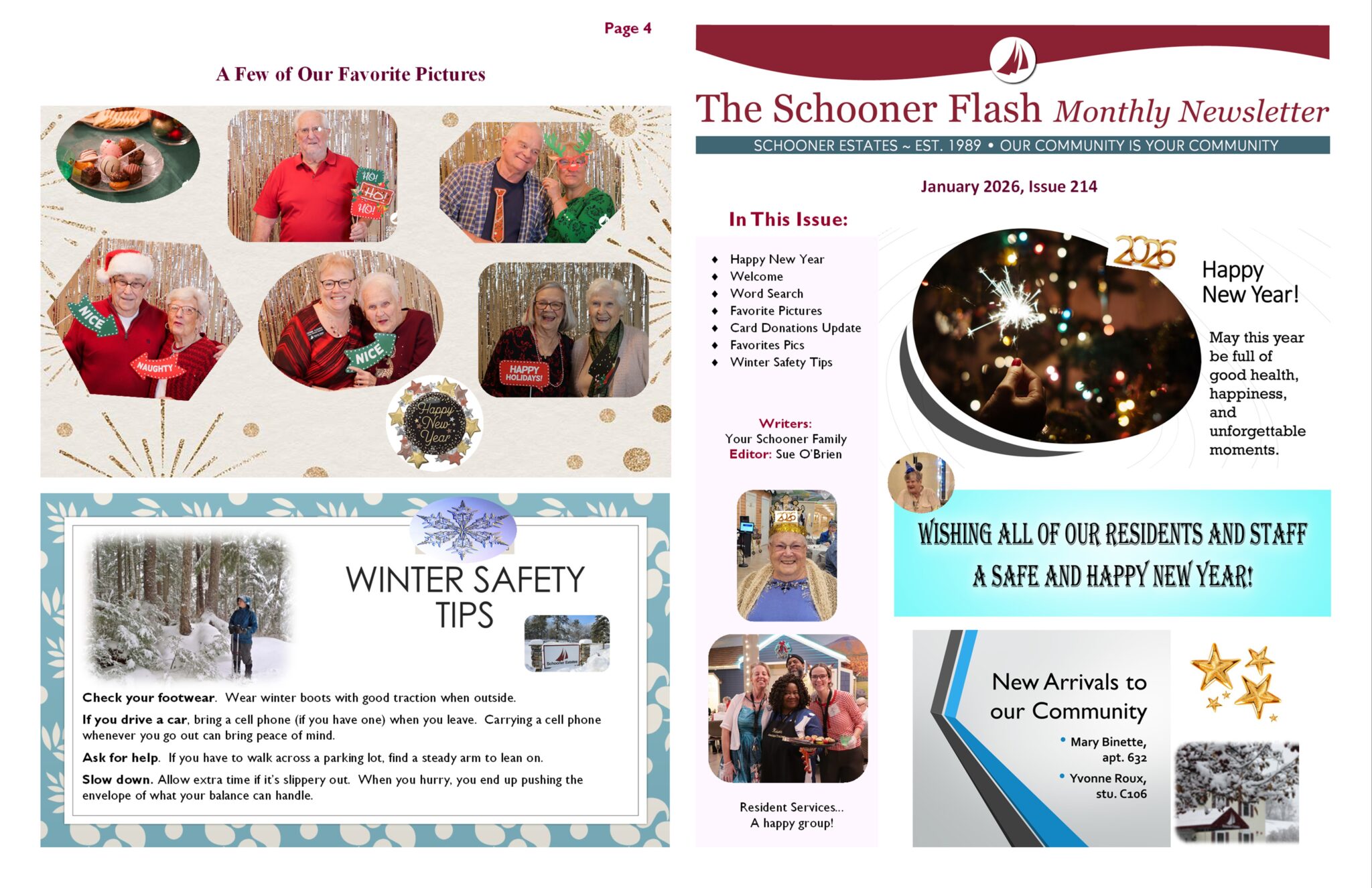 January 2026 Newsletter - Schooner Estates — A MaineSail Care Community