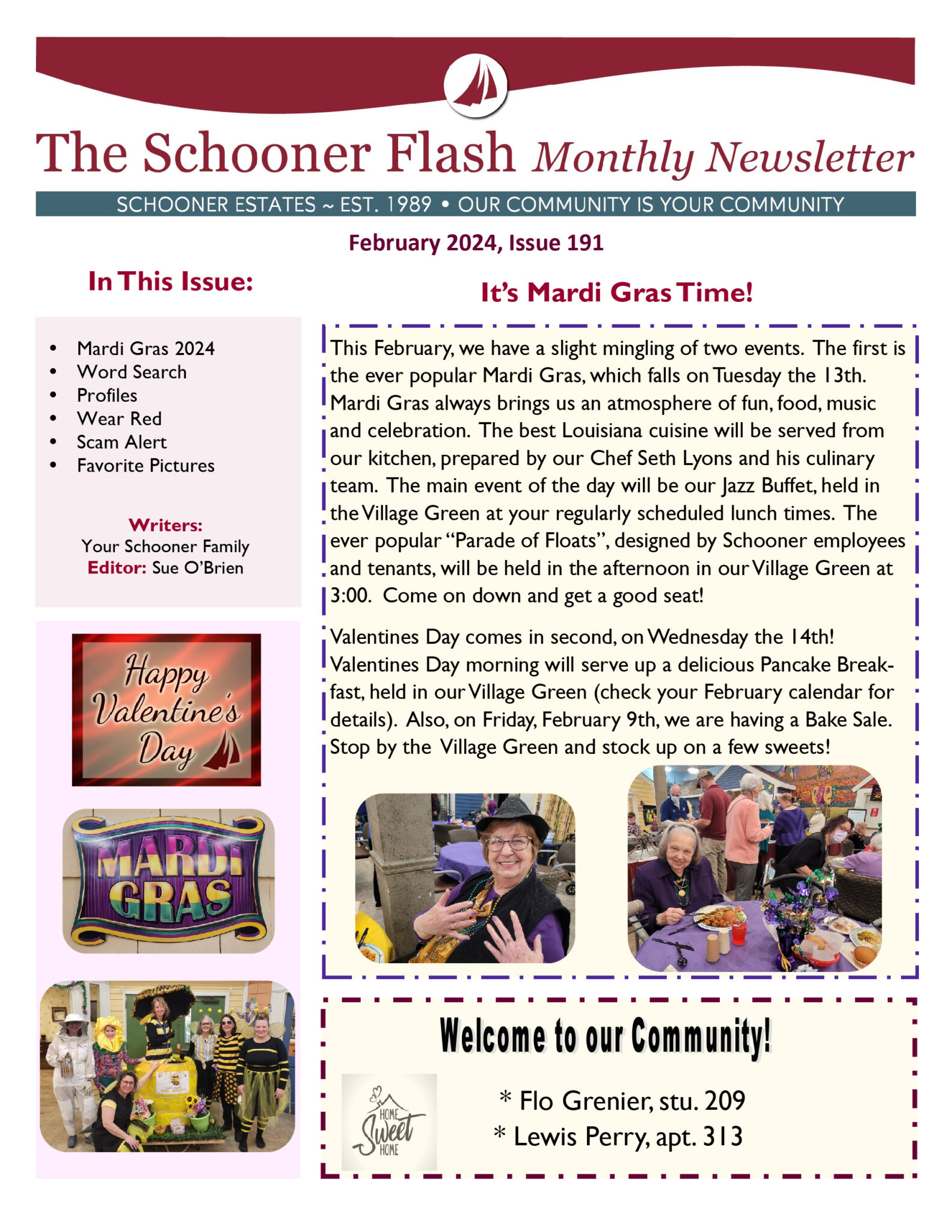 February 2024 Schooner Flash Newsletter