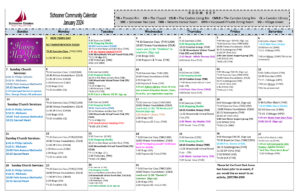 Activity Calendars – Schooner Estates