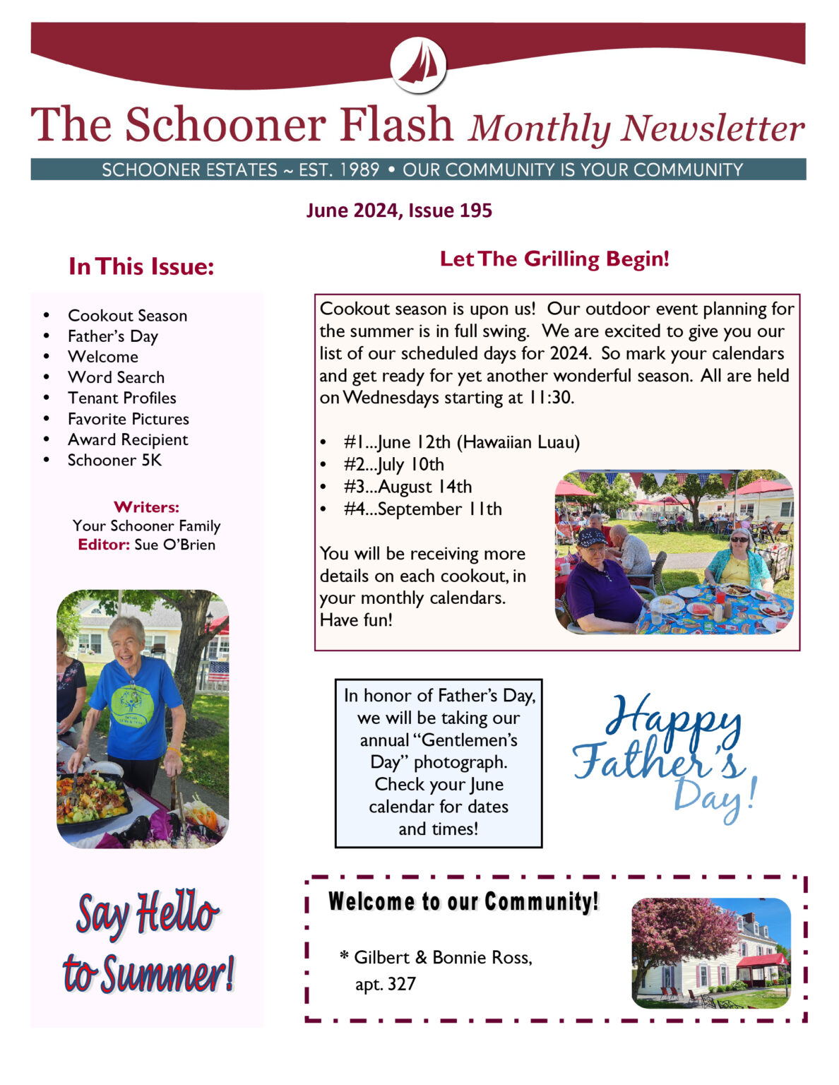 June 2024 Schooner Flash Newsletter