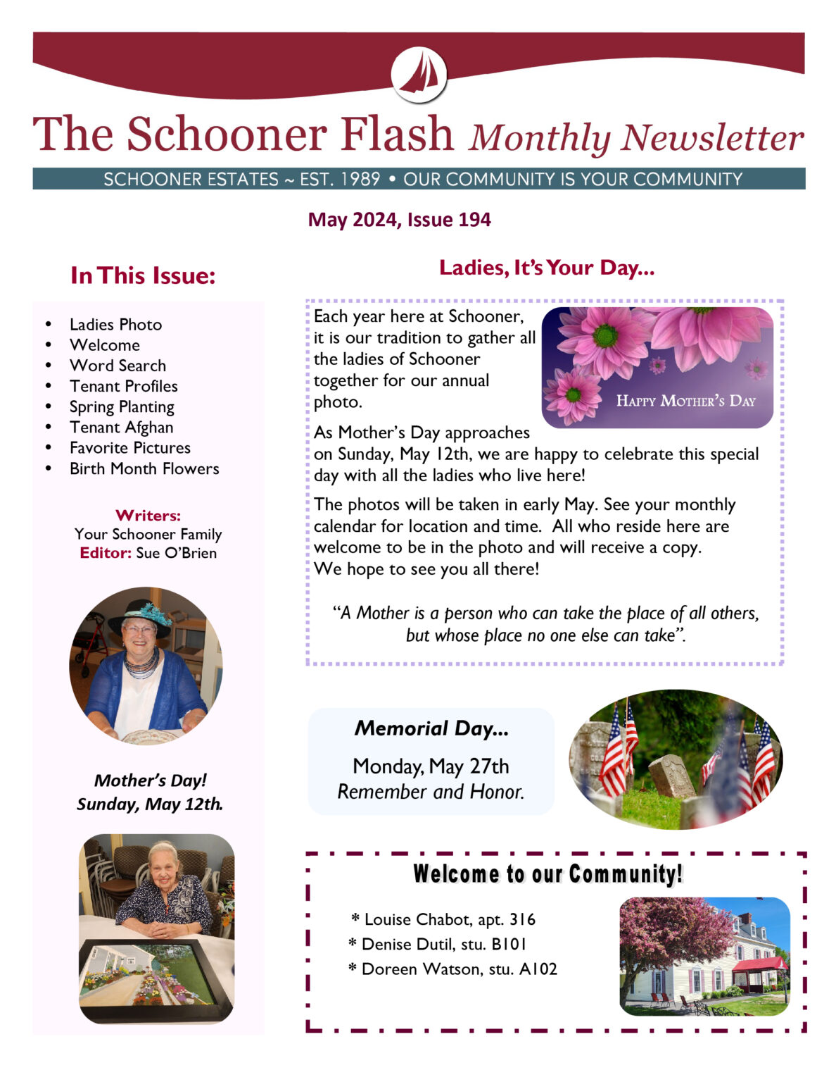 May 2024 Schooner Flash Newsletter - Schooner Estates — A MaineSail ...